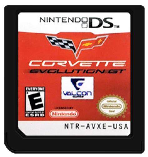 Corvette Evolution Gt Nintendo Ds Ds Racing Video Game