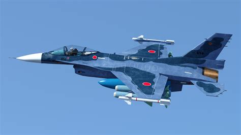 3d Japanese F2 Fighter Jet Turbosquid 2272208