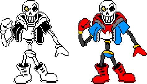 Изображение Disbelief Papyrus Phase 3 Fixed Sprite By Stillrenders222
