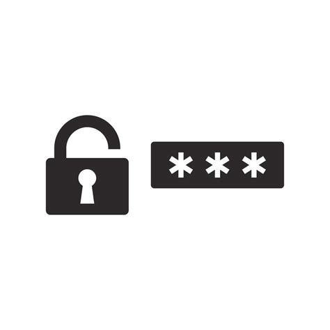 Password Icon Vector Design Illustration 23955205 Vector Art At Vecteezy
