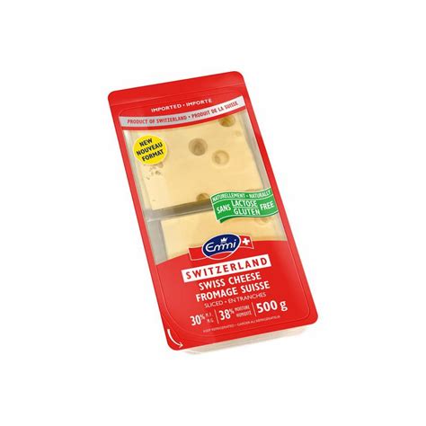 Emmi Sliced Swiss Cheese 500 G Deliver Grocery Online Dg 9354