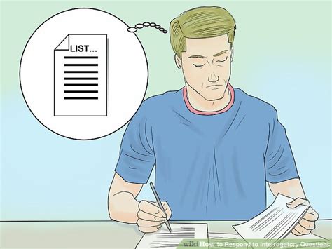 How To Respond To Interrogatory Questions With Pictures