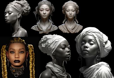 Sculpt 3d Bust Model Realistic 3d Face Model Metahuman Character Unreal Engine By Ericomasie
