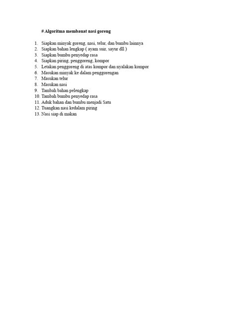 Algoritma Membuat Kopi Dengan Takaran Sendiri Pdf