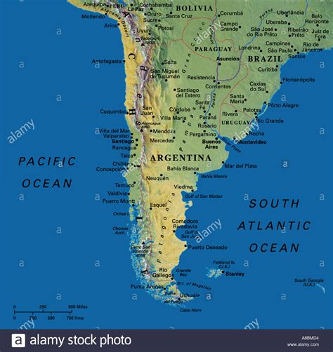 Argentina Map Of South America Argentina Mapa Fisico Woqtdi