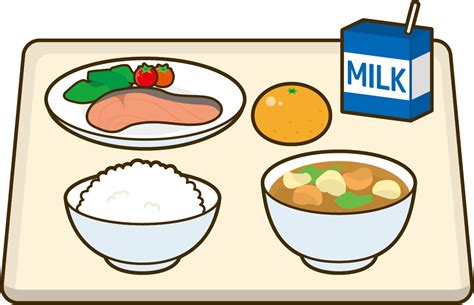 小学生の配膳位置の確認に！学校給食のイラストを無料でダウンロードする方法 銀座通りパソコン教室（福岡県糟屋郡志免町）