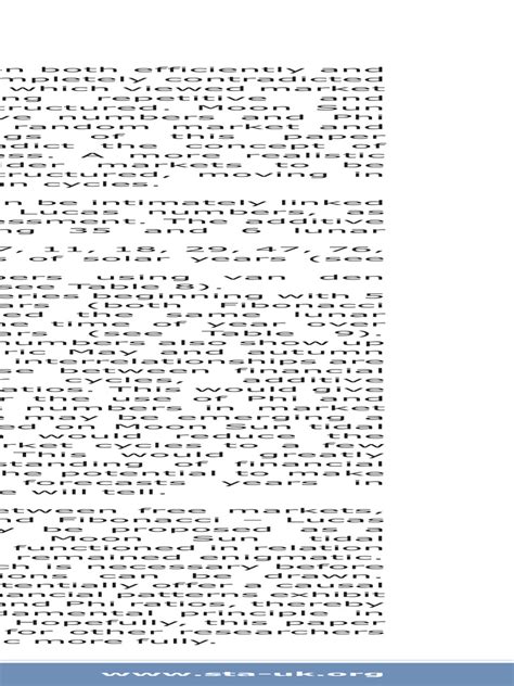 4 Fibonacci Lucas Numbers Moon Sun Cycles And Financial Timing5 Pdf
