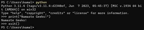 Python Syntax Geeksforgeeks