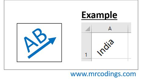 Ms Excel 008 Orientation Rotate Text Increase Indent Decrease Indent Ms Excel Hindi