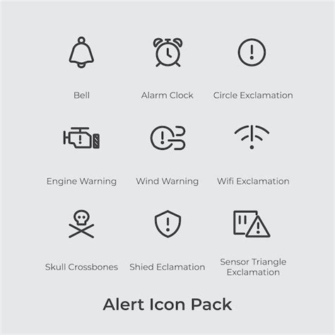 Premium Vector Alert Icon Ser