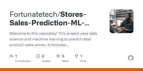 Github Fortunatetechstores Sales Prediction Ml Project Welcome To This Repository This