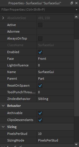 Glitchy Texttransparency And Textstroketransparency On Surfaceguis