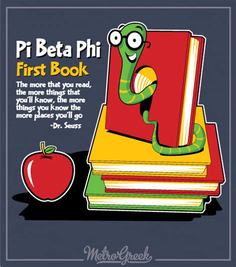 Pi Beta Phi First Book Shirt Metro Greek