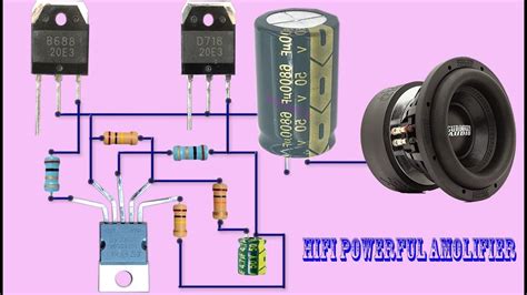 How To Make Powerfull Bass Hifi Amplifier Transistor Ic Diy Powerful Bass Amplifier Artofit