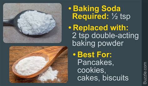 Alternatives For Baking Soda Double Acting Baking Powder Baking Soda Substitute Soda