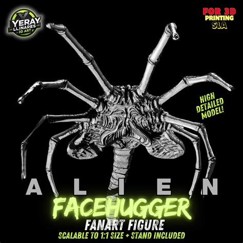Artstation Highly Realistic Facehugger Model To Commemorate Alien