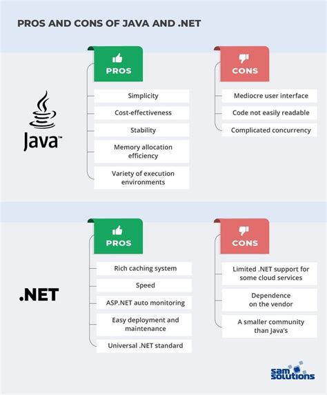 Net Vs Java Main Pros And Cons Cloud Services Coding Solutions