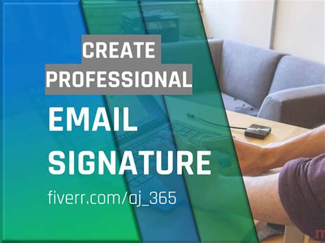 Create Professional Clickable Html Email Signature By Aj365 Fiverr