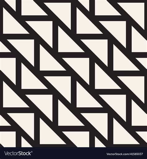 Seamless Pattern Repeating Geometric Elements Vector Image