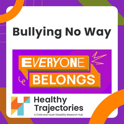 Bullying No Way A Pamphlet On The National Week Of Action Against