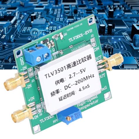 Xguli High Speed Comparator Frequency Meter Module Tlv3501 Rail To Rail Output For Low Voltage