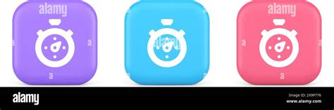 Stopwatch Button Timer Speed Time Counting Accuracy Measure Application Panel Interface 3d Stopwatch Button Timer Speed Time Counting Accuracy Measure Application Panel Interface 3d