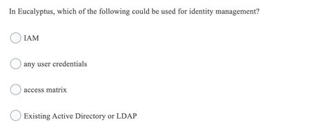 Solved In An Openstack Private Cloud Which Technology Is