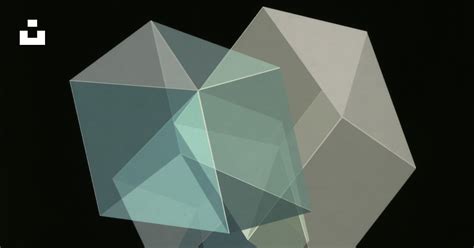 추상적인 기하학적 모양이 검은색 배경과 겹칩니다 사진 Unsplash의 무료 이미지