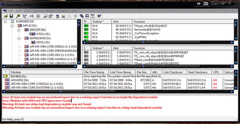 How To Use Dependency Walker On Windows Systems