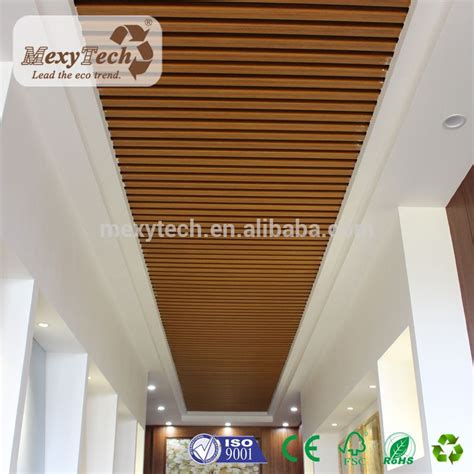 New Design Wpc Material Indoor Composite Wood Ceiling Panel Buy Wpc Ceiling Ceiling Panel