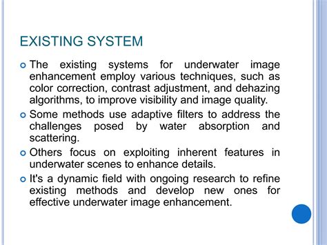 underwater image enhancement method based on feature fusion pptx