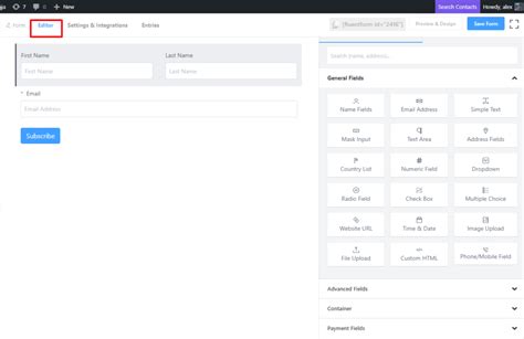 Fluent Forms Integration With FluentCRM FluentCRM