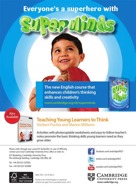 Developing Thinking Skills In The Young Learners Classroom By Cambridge English Teaching Issuu