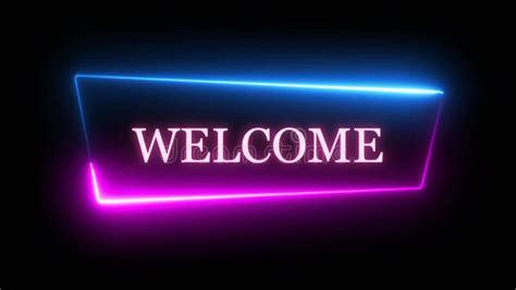 Welcome Video Animation Elegant Welcome Intro Welcome Template Stock