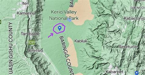 Terrain Map Of Rift Valley East Of Eldoret Album On Imgur