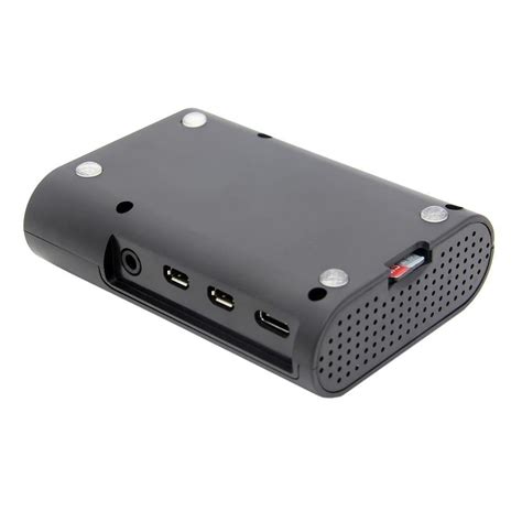 Raspberry Pi 4 Black Compact ABS Case DarkOct02