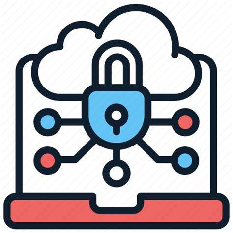 Secure Cloud Services Computing Icon Download On Iconfinder