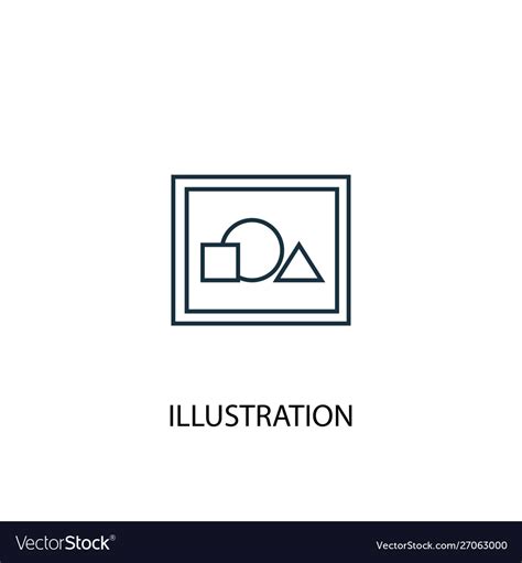 Concept Line Icon Simple Element Royalty Free Vector Image