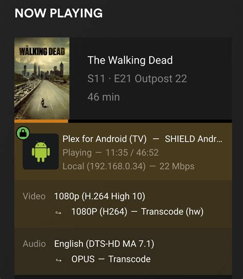 Plex Performing Transcode Unnecessarily Rplex