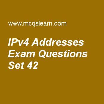Practice Test On Ipv Addresses Computer Networks Quiz Online Practice Networking Exams