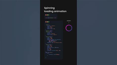 Spinning Loading Animation Built With Css Shorts Viral Trending Youtube