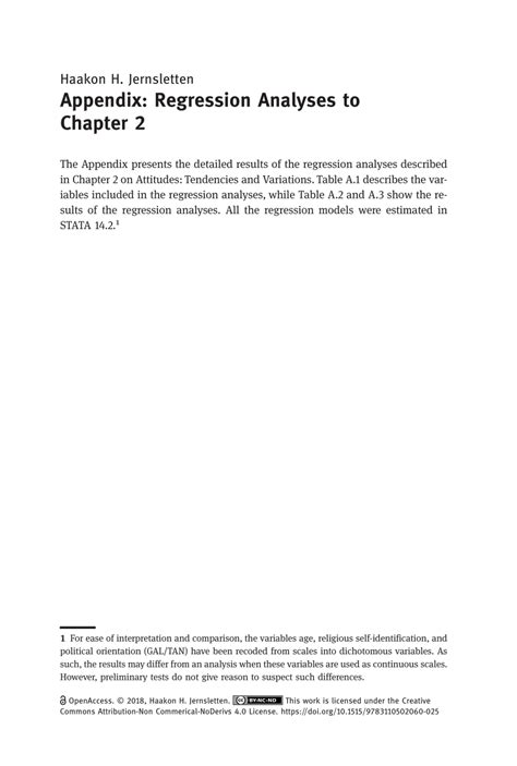 pdf appendix regression analyses to chapter 2