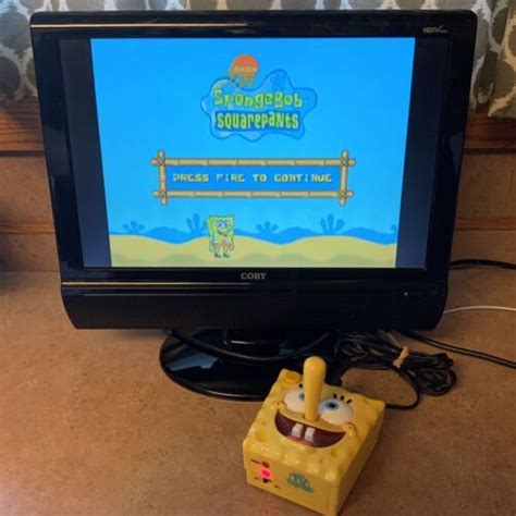 Jakks Pacific Spongebob Squarepants 5 In 1 2003 Plug N In And Play Tv Game System 4626262379
