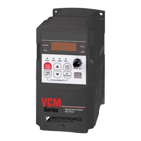 Motortronics Vcm Series Quick Start Manual Pdf Download Manualslib