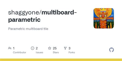 Github Shaggyonemultiboard Parametric Parametric Multiboard Tile