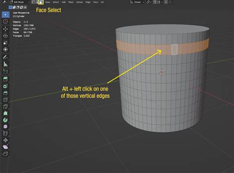 edges is there a way to select every other line of faces along a