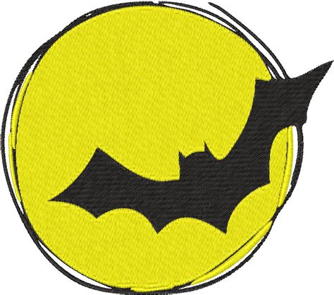 Bat Design 7 Sizes Machine Embroidery Design Bat Shapes Design