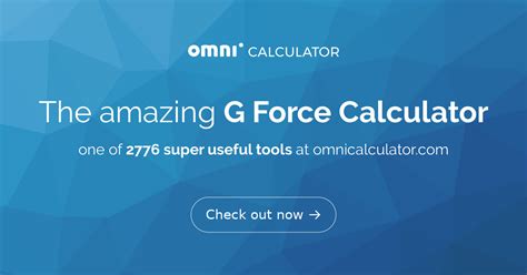 G Force Calculator
