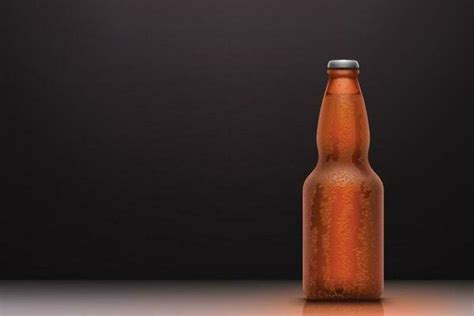 Beer Bottle Mockup Vector Art Icons And Graphics For Free Download
