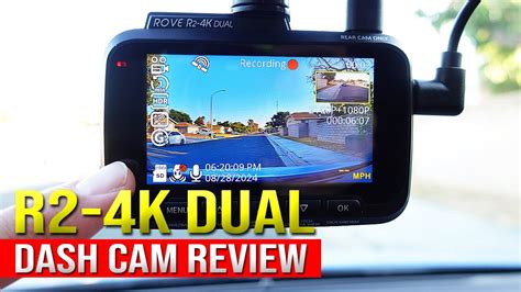 Rove R2 4k Dual Dash Cam Review Gps And Park Mode Youtube